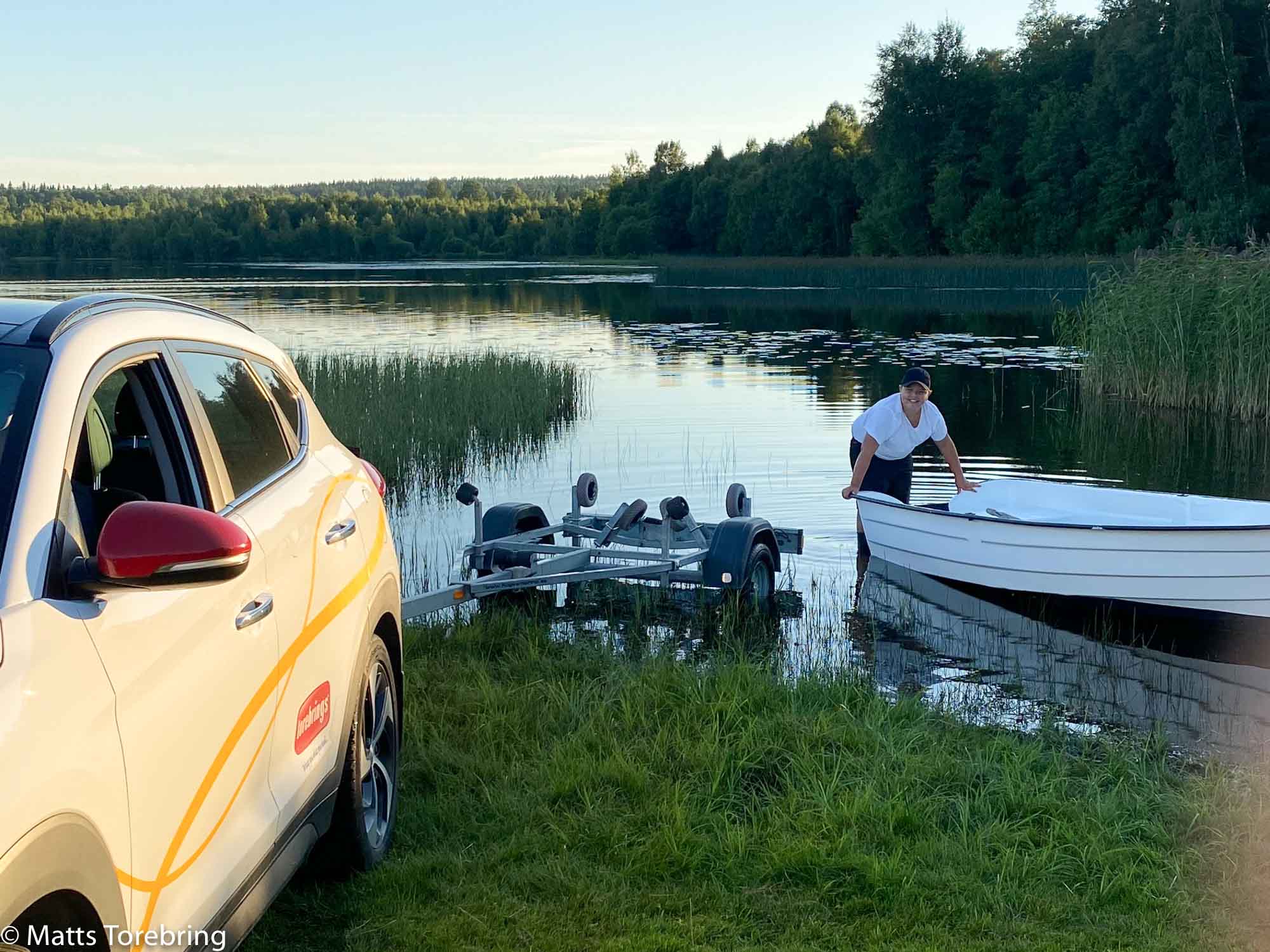 Linus, en stolt båtägare! | Matts Torebring